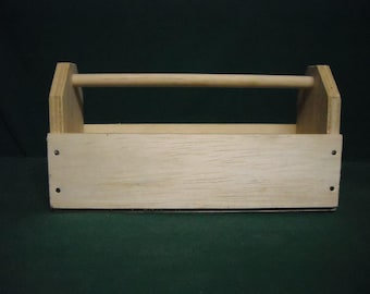 Natural Wooden Tool Box - Etsy
