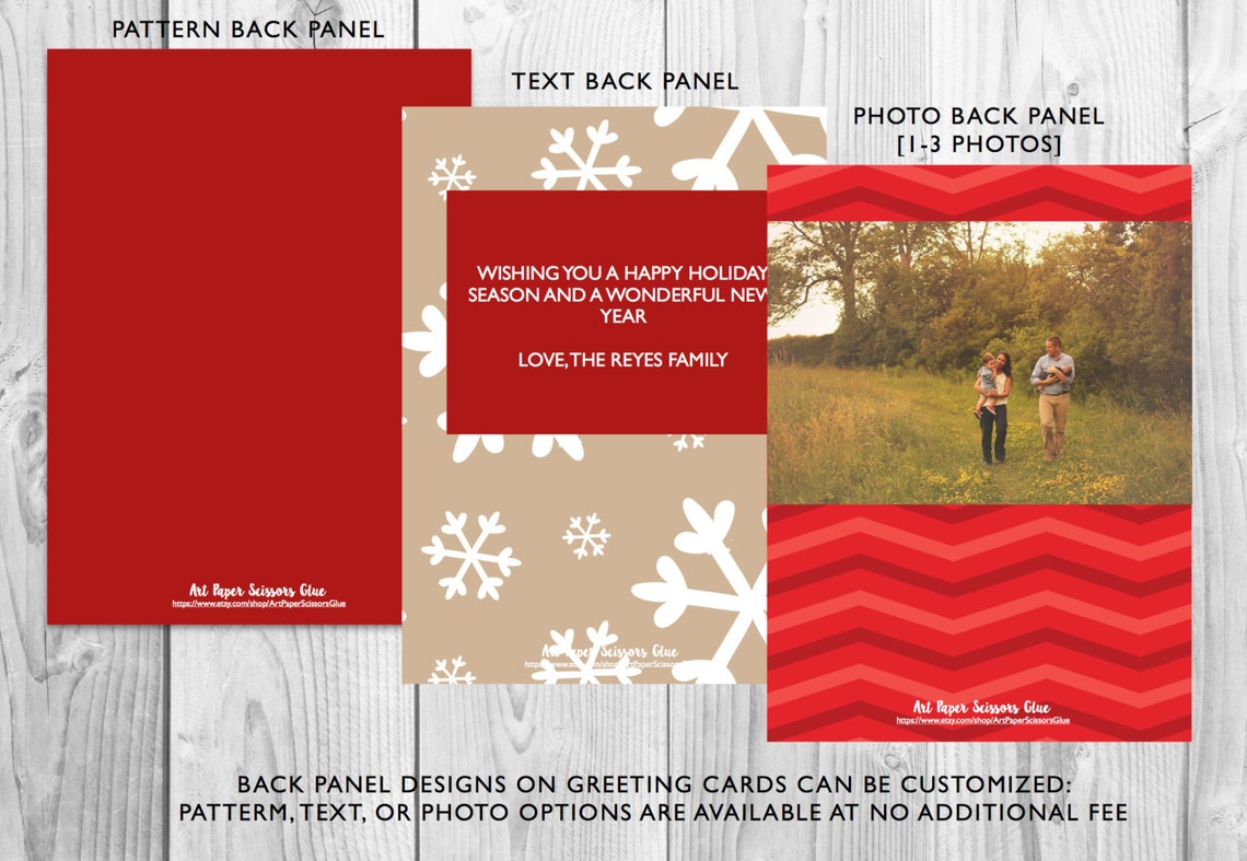5 X 7 Custom Digital or Print Merriest Christmas Card/ Photo Christmas ...