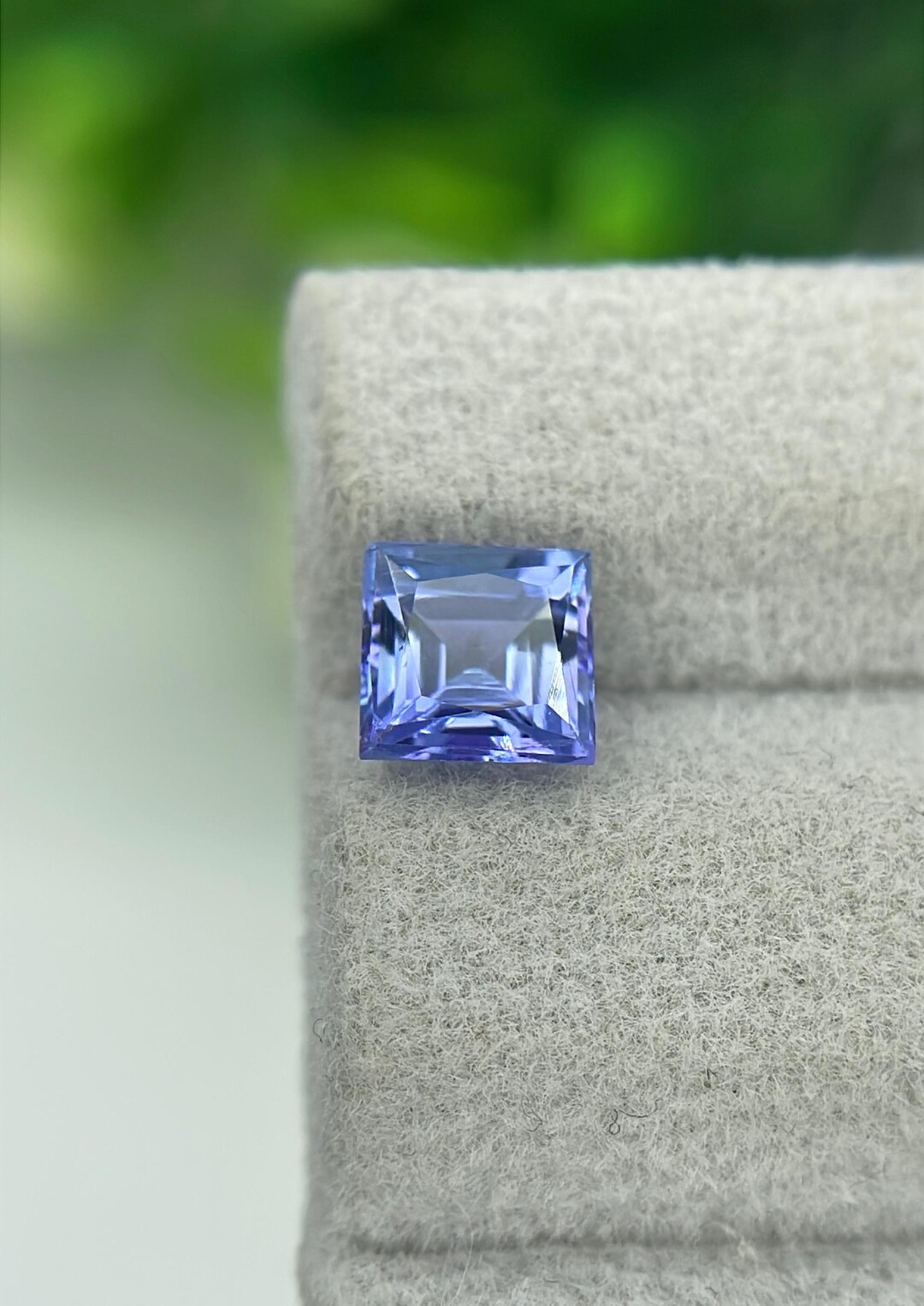 Aa+natural Tanzanite 5x5 Mm Square Princess Cut Shape 0.82 Cts Loose ...