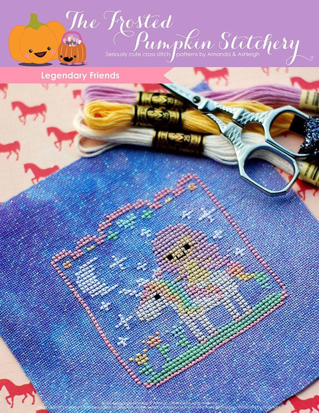 Legendary Friends Downloadable PDF Cross Stitch Pattern - Etsy