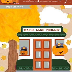 Maple Lane Downloadable PDF Cross Stitch Pattern - Etsy