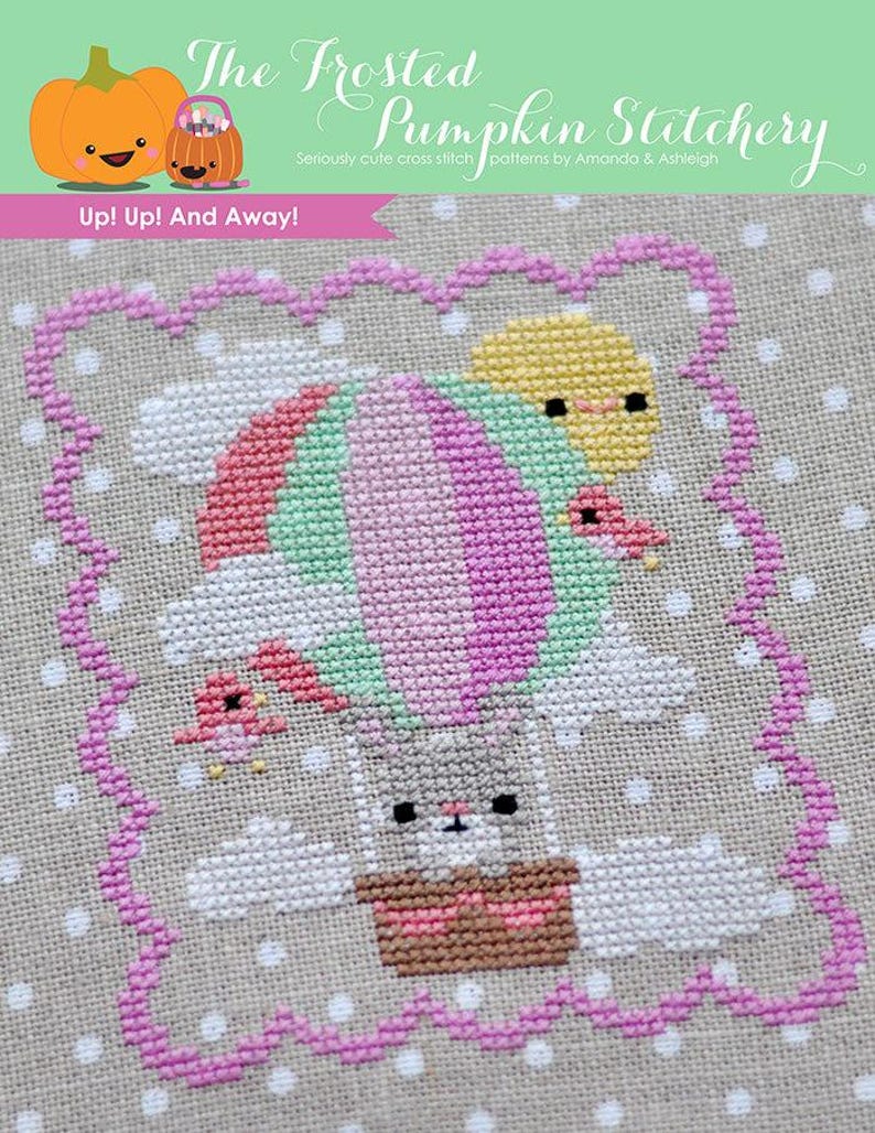 Up up and Away Downloadable PDF Cross Stitch Pattern - Etsy