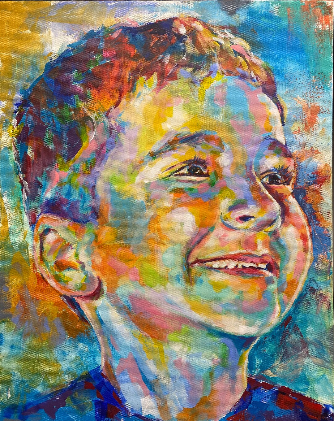 Remember Lost Loved Ones - Colorful Custom Portrait Paintings ...