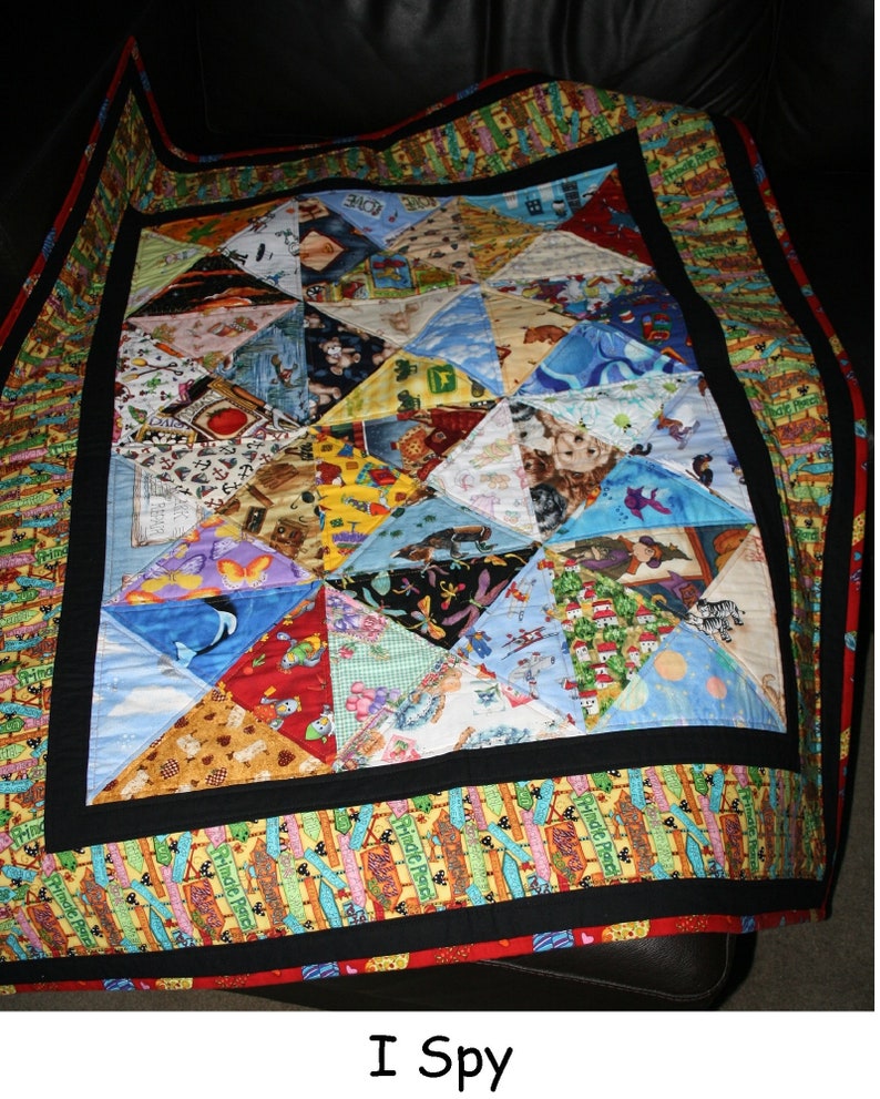 I SPY - Quilt-addicts Patchwork Quilt PDF Pattern (sent Electronically ...