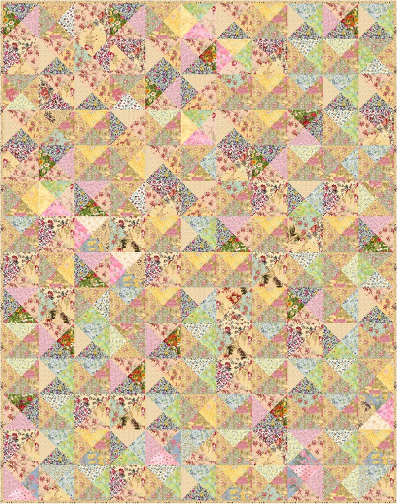 SHABBY CHICK Quilt-addicts Patchwork Quilt Pattern - Etsy