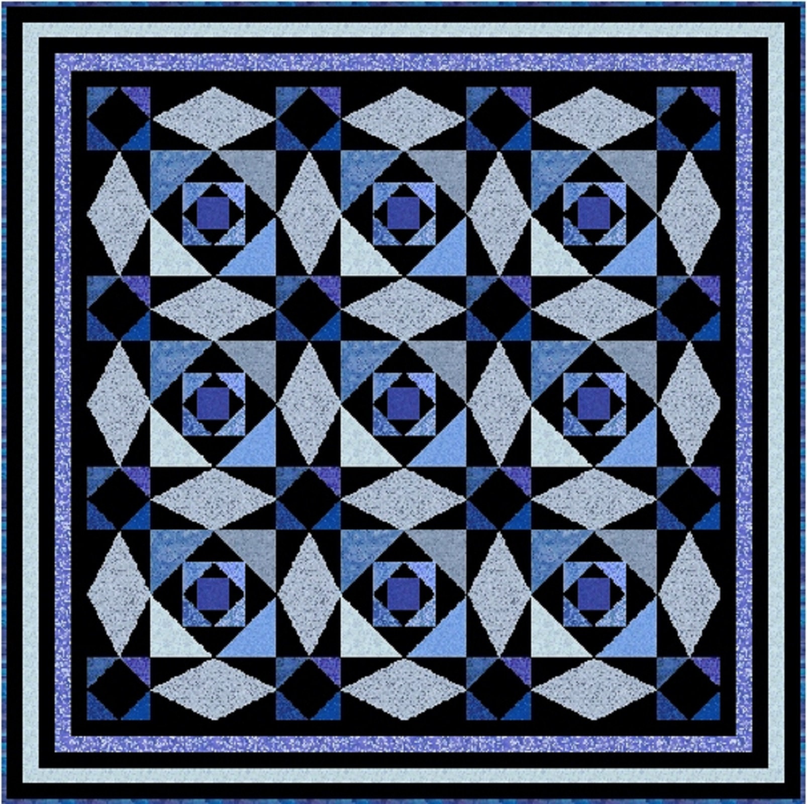 OCEANA Quilt-addicts Patchwork Quilt Pattern - Etsy