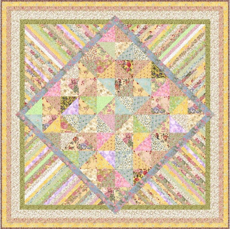 ENCHANTMENT Quilt-addicts Patchwork Quilt PDF Pattern sent ...