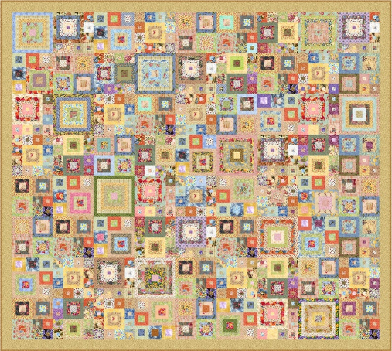 CHANTILLY - Quilt-addicts Patchwork Quilt PDF Pattern (sent ...
