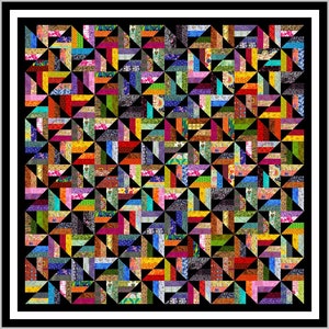 JUMPING JACK - Quilt-addicts Patchwork Quilt PDF Pattern (sent ...