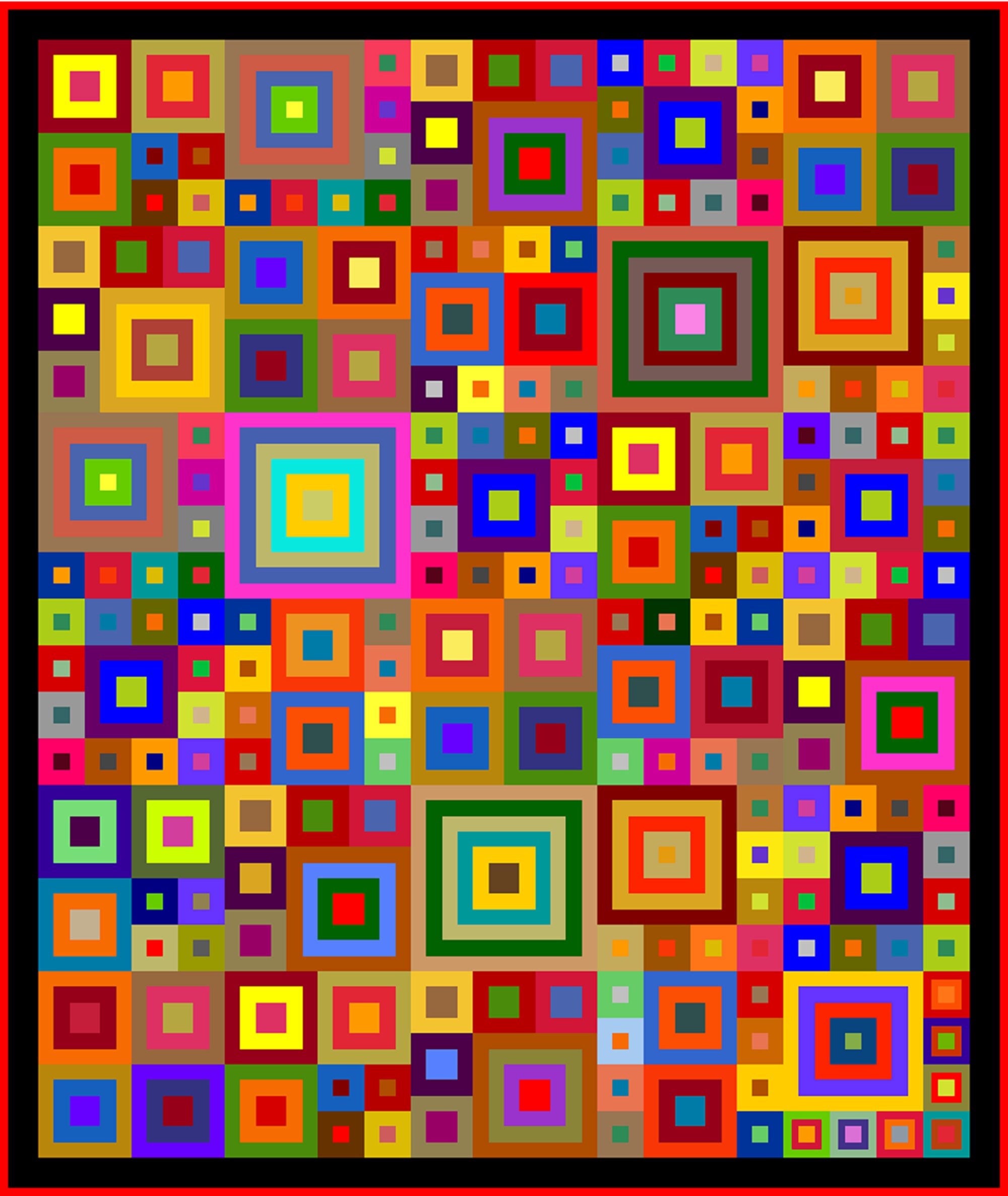 DELIRIUM Quilt-addicts Patchwork Quilt PDF Pattern sent Electronically ...