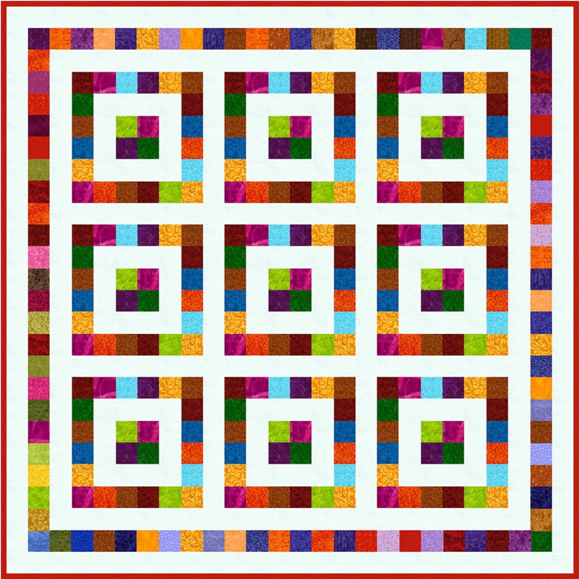 SQUARESVILLE Quilt-addicts Patchwork Quilt Pattern - Etsy