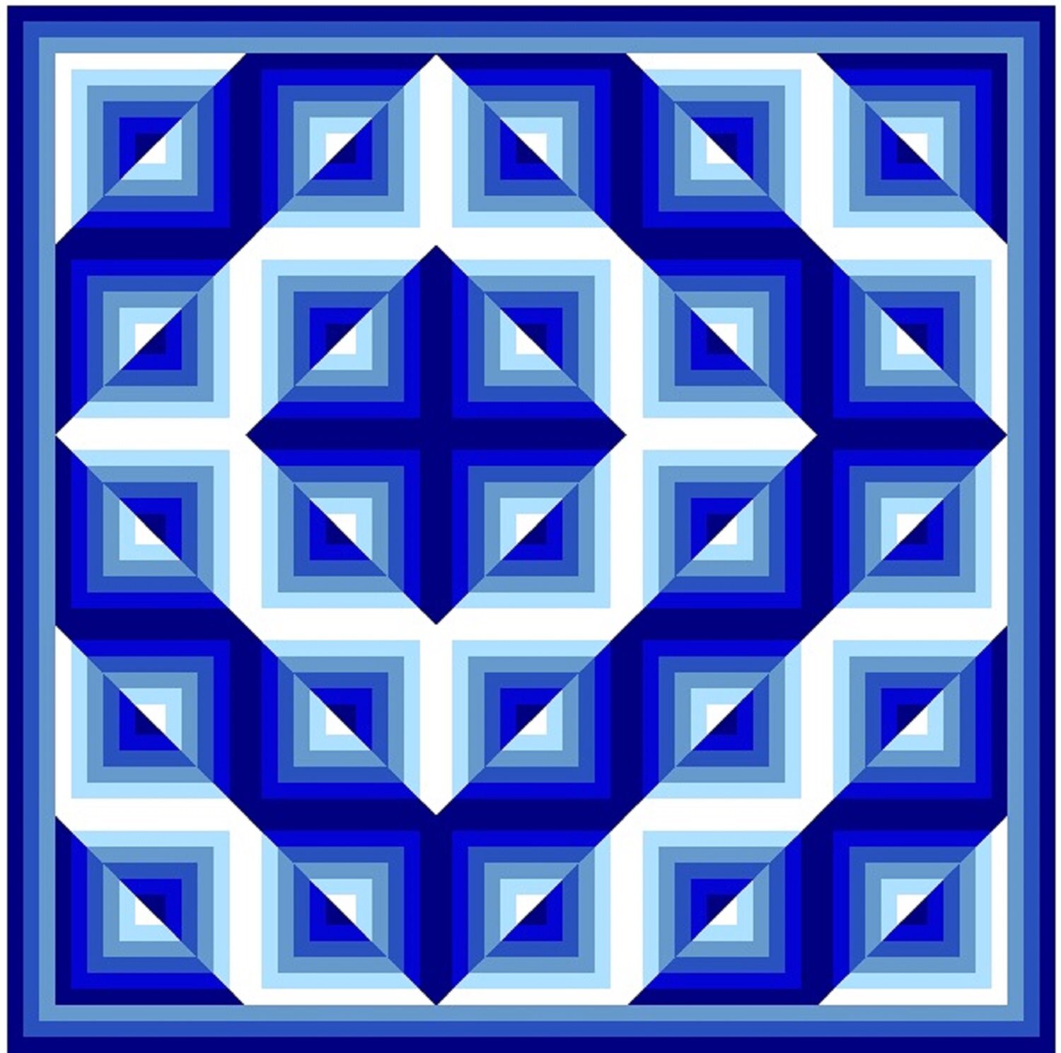 NEVER Say NEVER - Quilt-addicts Patchwork Quilt PDF Pattern (sent ...