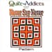 NEVER Say NEVER Quilt-addicts Patchwork Quilt PDF Pattern sent ...