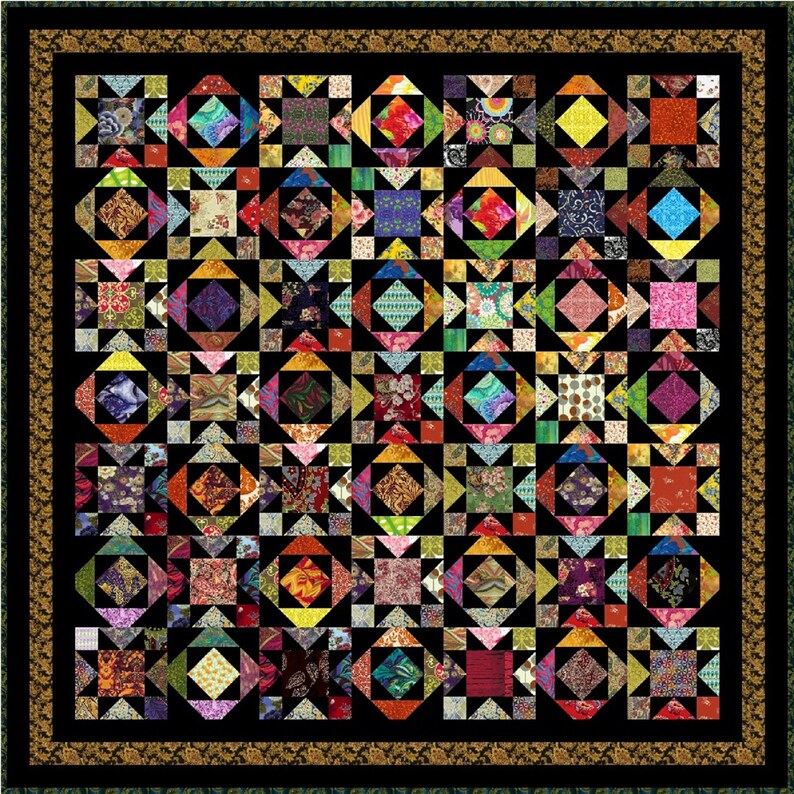 WATUSI - Quilt-addicts Patchwork Quilt Pattern - Etsy