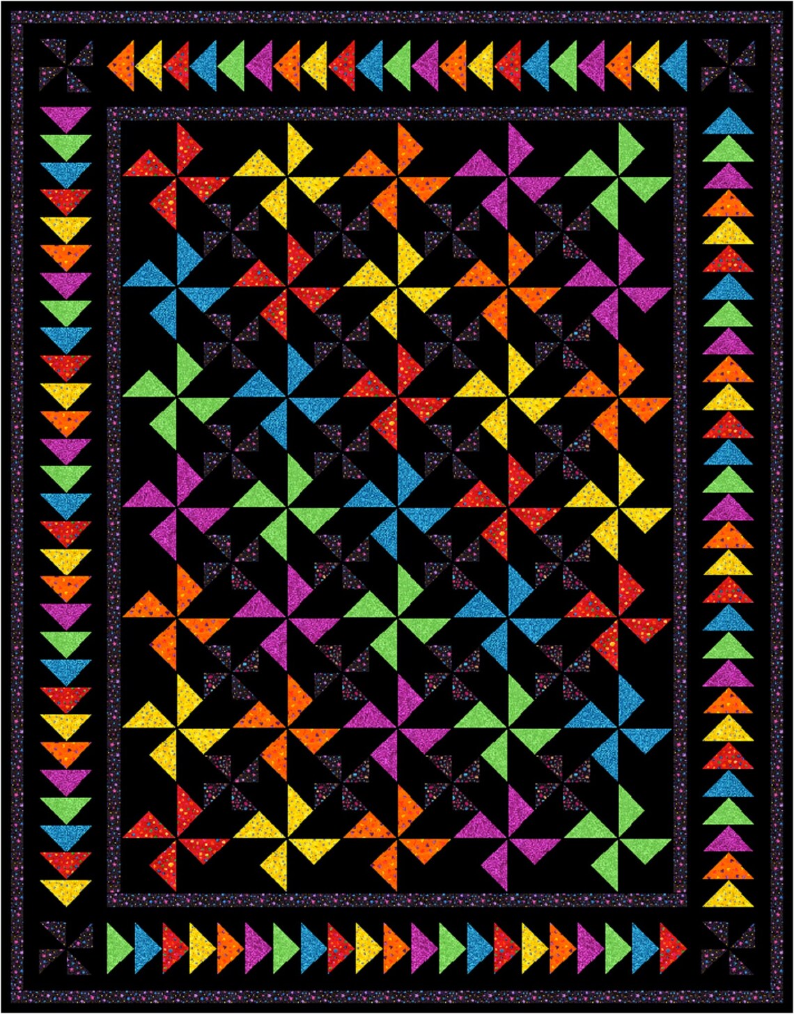 CONFETTI Quilt-addicts Patchwork Quilt Pattern - Etsy