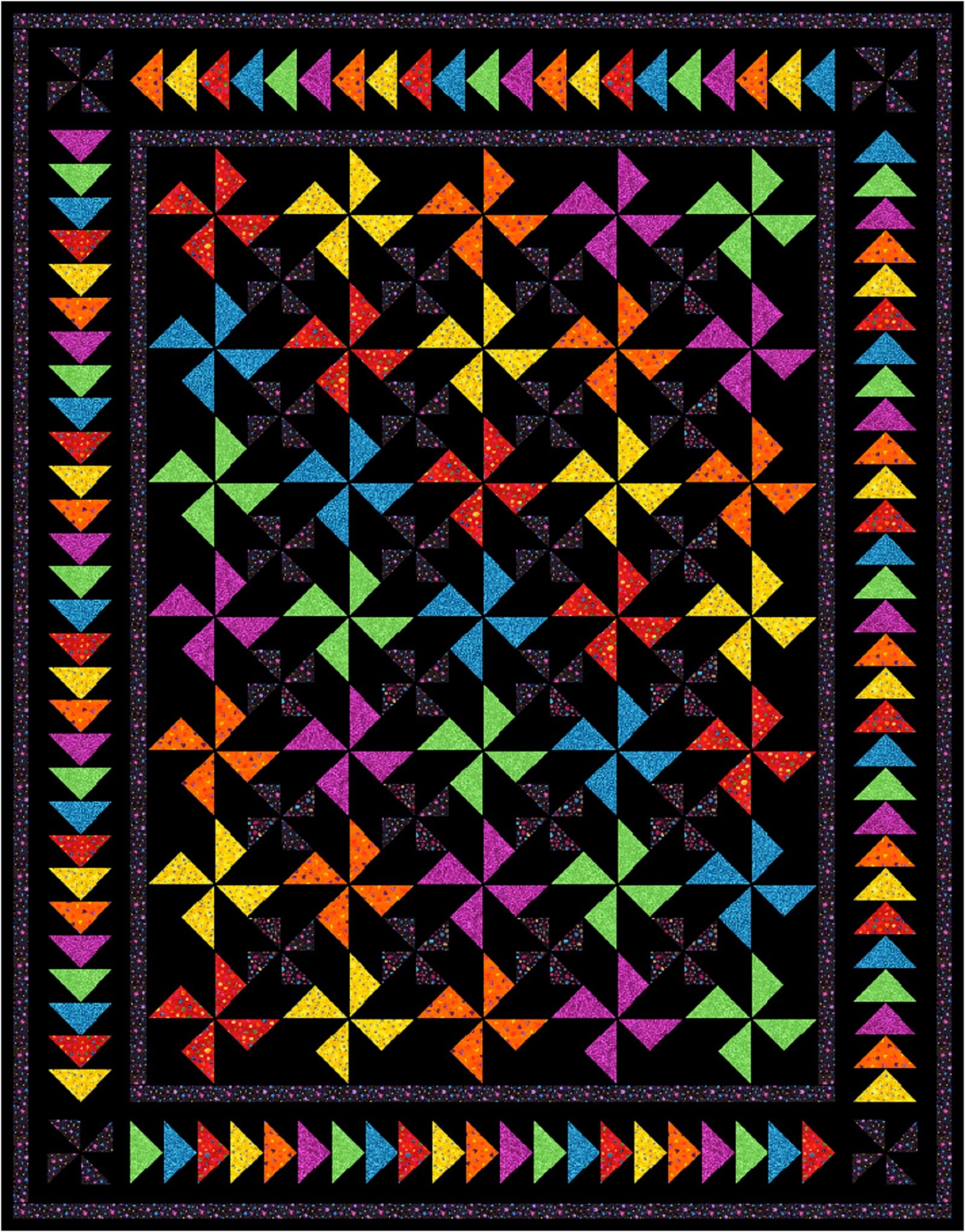 CONFETTI Quilt-addicts Patchwork Quilt Pattern - Etsy