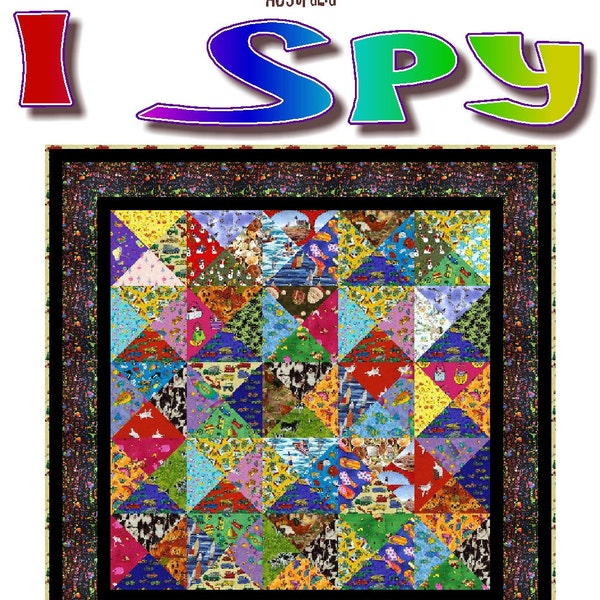 I Spy Quilt - Etsy