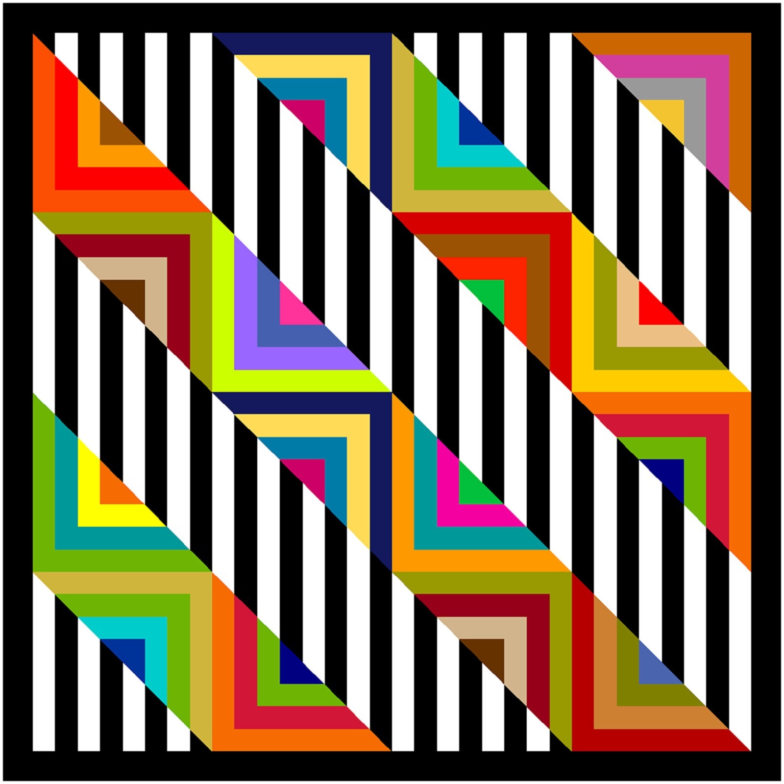 QUELLE SURPRISE - Quilt-addicts Patchwork Quilt PDF Pattern (sent ...