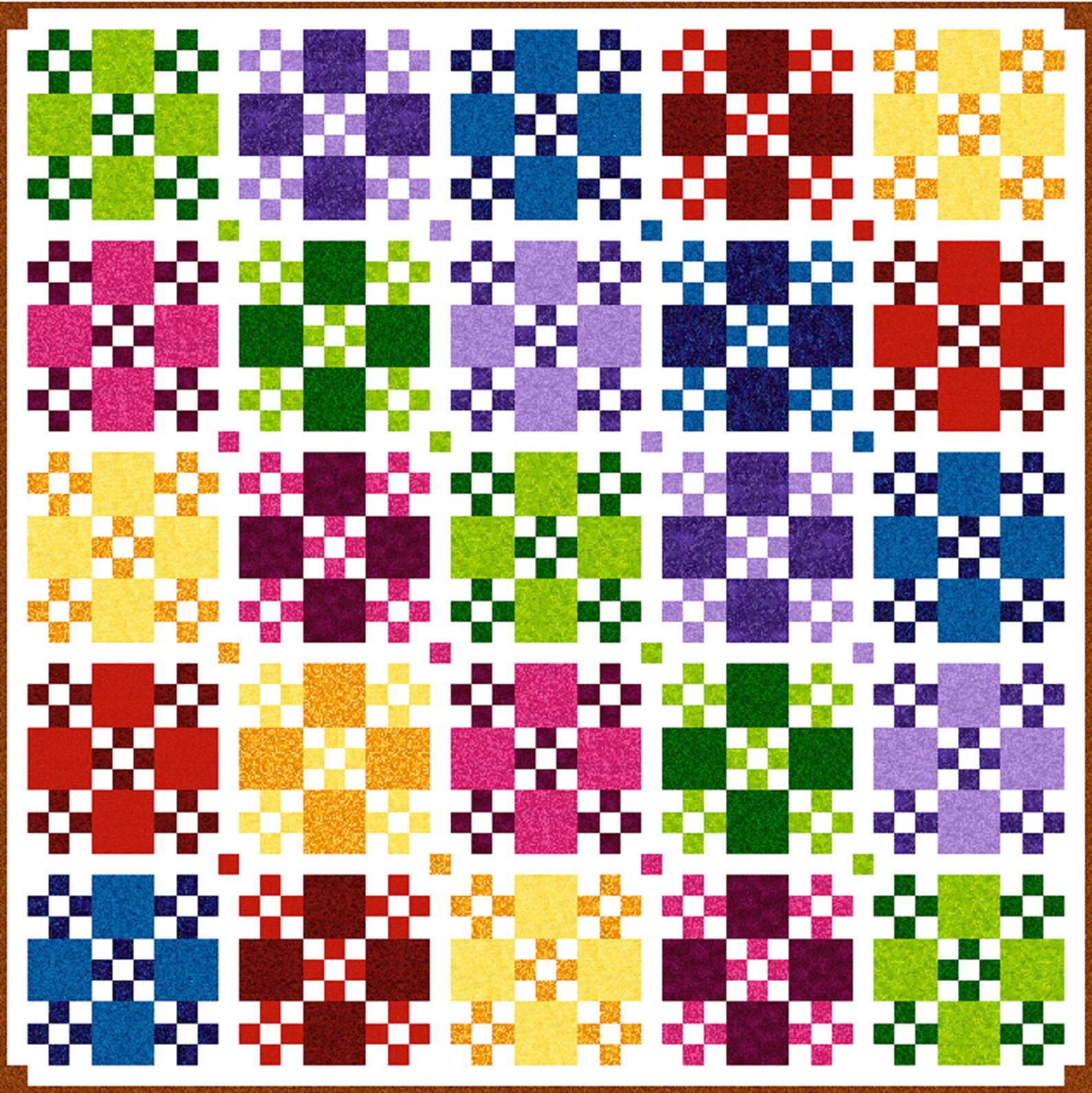 CHINESE CHECKERS Quilt-addicts Patchwork Quilt Pattern - Etsy