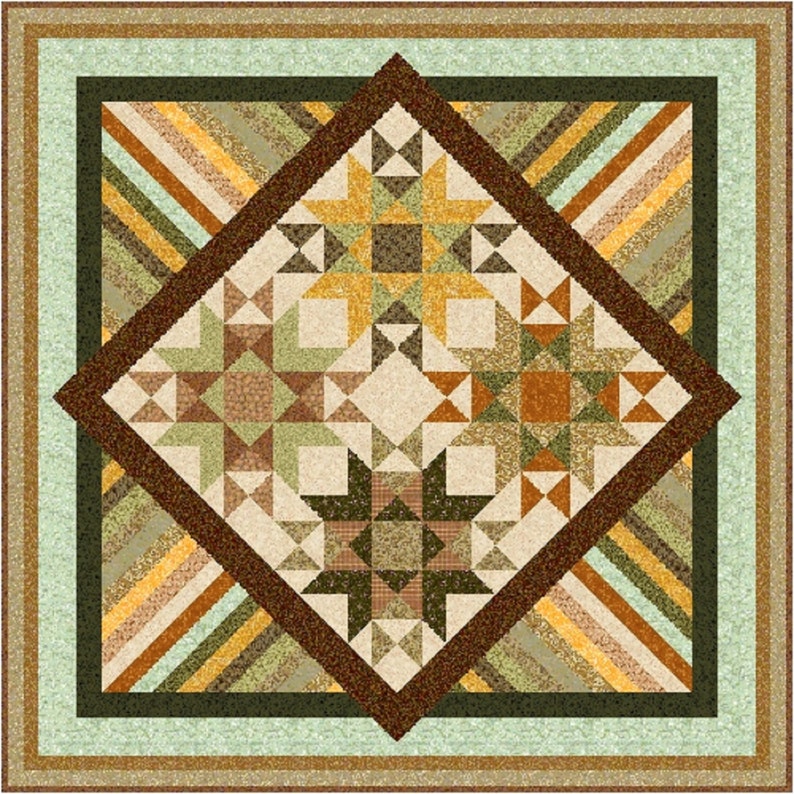 SAHARA MIRAGE Quilt-Addicts Patchwork Quilt Pattern | Etsy