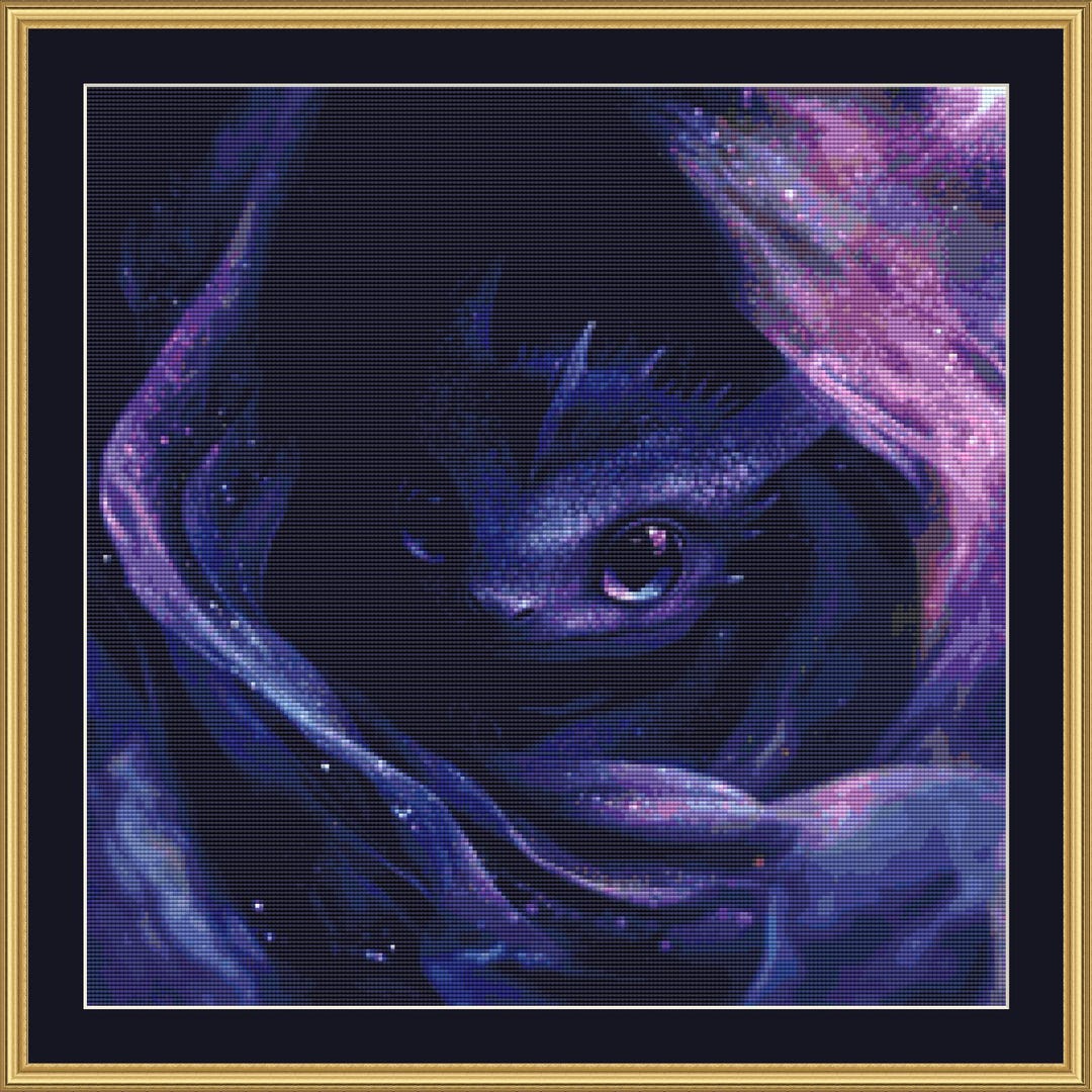 Mythical Creatures Cross Stitch Pattern - Fantasy Dragon Design PDF ...