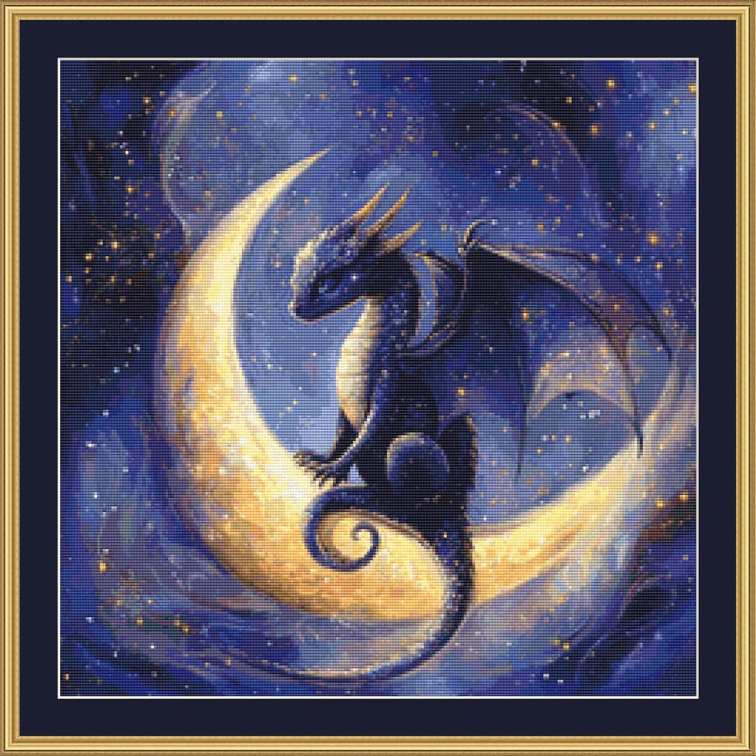 Mythical Creatures Cross Stitch Pattern Set - 12 Designs - Magical Fox ...