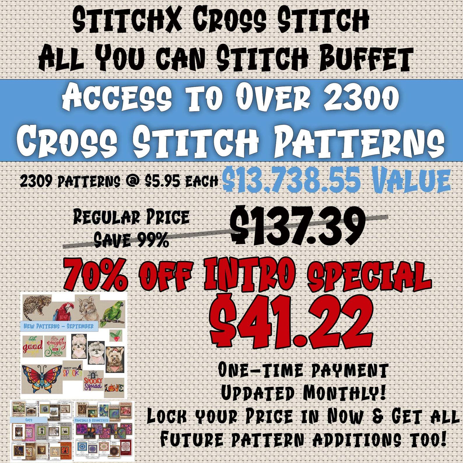 Goldendoodle Cross Stitch Pattern PDF Download Golden Dog Design ...