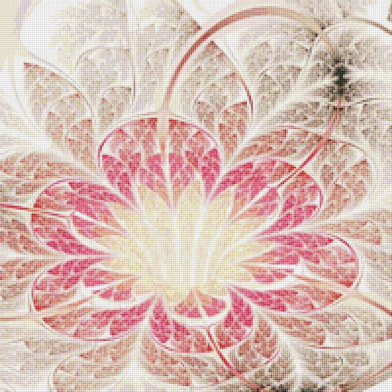 Cross Stitch Pattern Fractals Instant Download PDF 102902 - Etsy