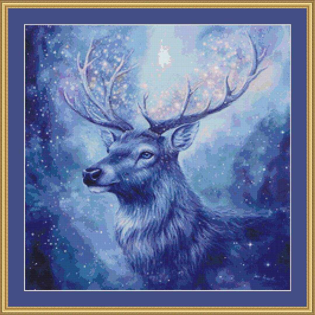 Mythical Creatures Cross Stitch Pattern - Enchanting Deer - Fantasy ...