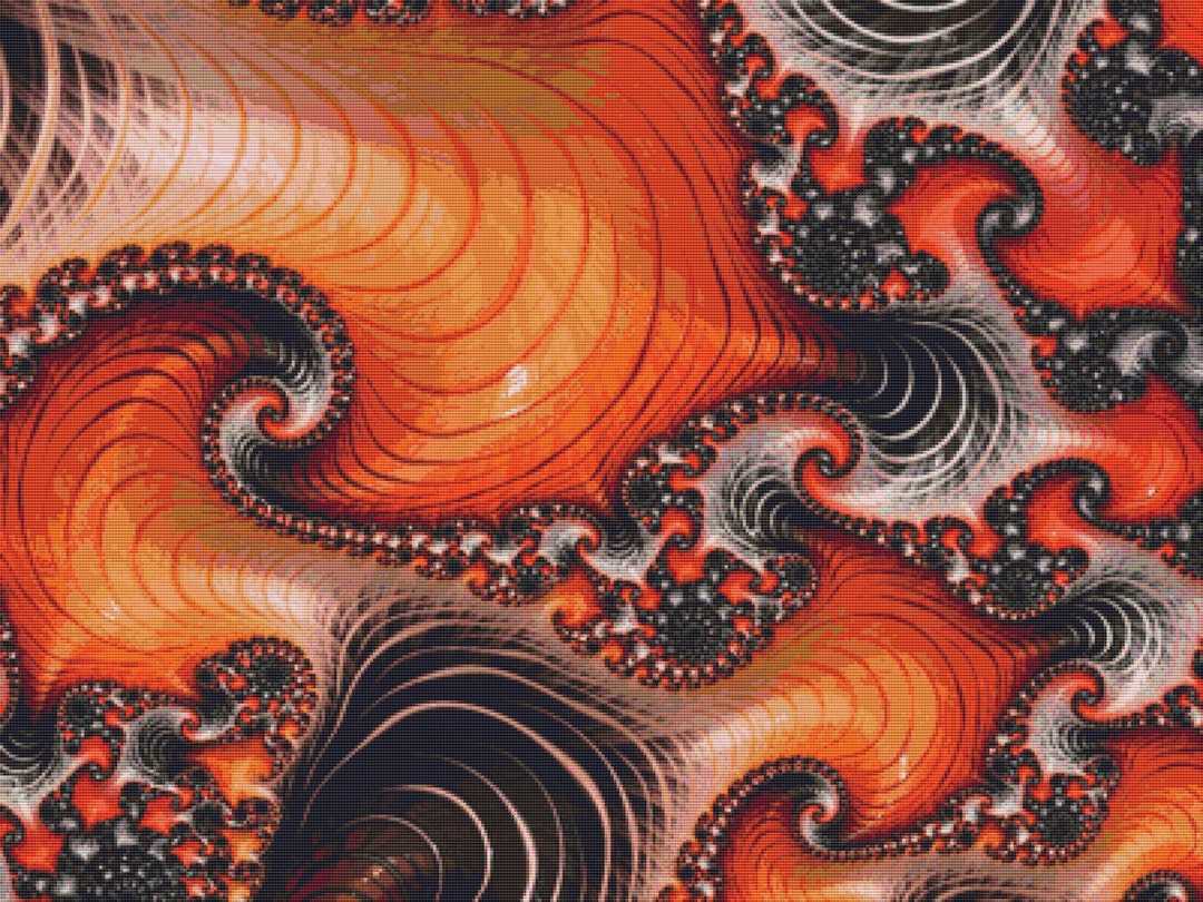 Fractal Cross Stitch Pattern P015 Patterns Instant Download Pdf Cross ...