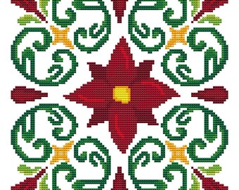 Green Man Motif PDF Instant Download Cross Stitch Pattern - Etsy