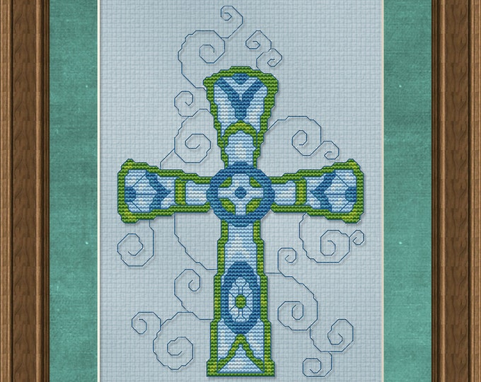 Cross Stitch Pattern Ornate Cross No. 1 Cross Stitch Pattern - Etsy