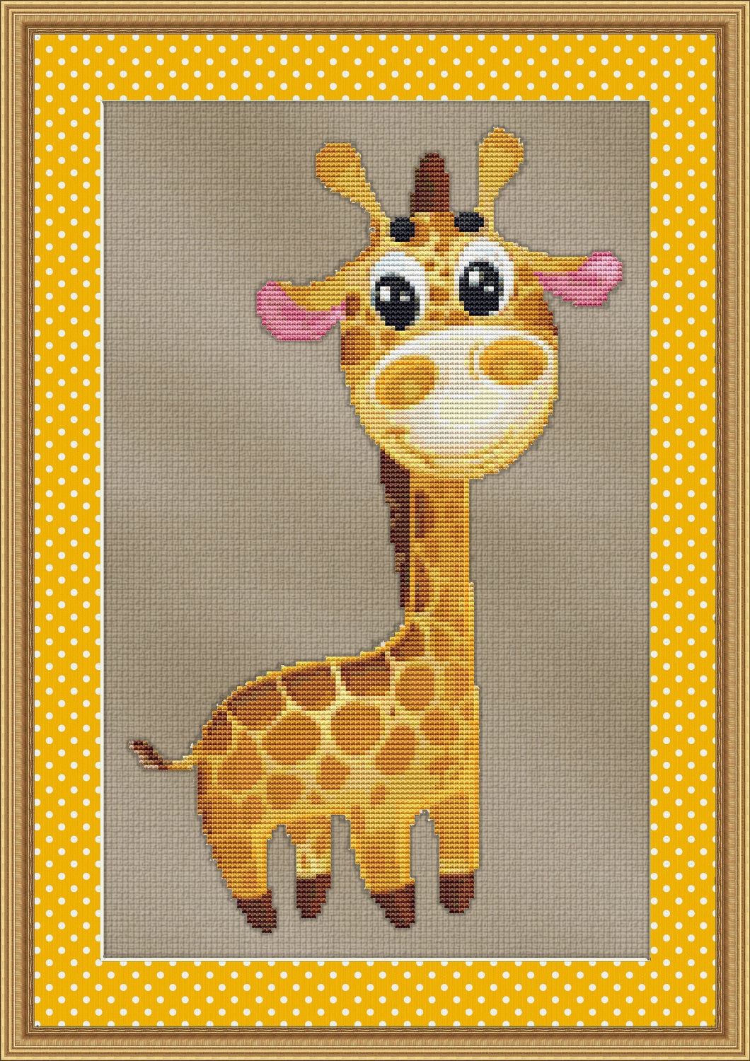 Cross Stitch Pattern Baby Giraffe Instant Download Pdf - Etsy