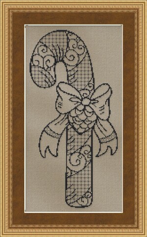 CRAZY PATCH Blackwork / Backstitch Pattern / Chart Counted Cross Stitch Geometric Patchwork ...