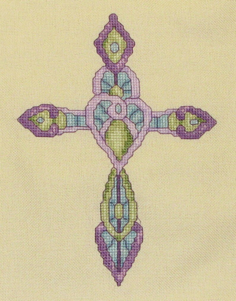 Counted Cross Stitch Pattern Ornate Cross Collection 4 Designs - Etsy