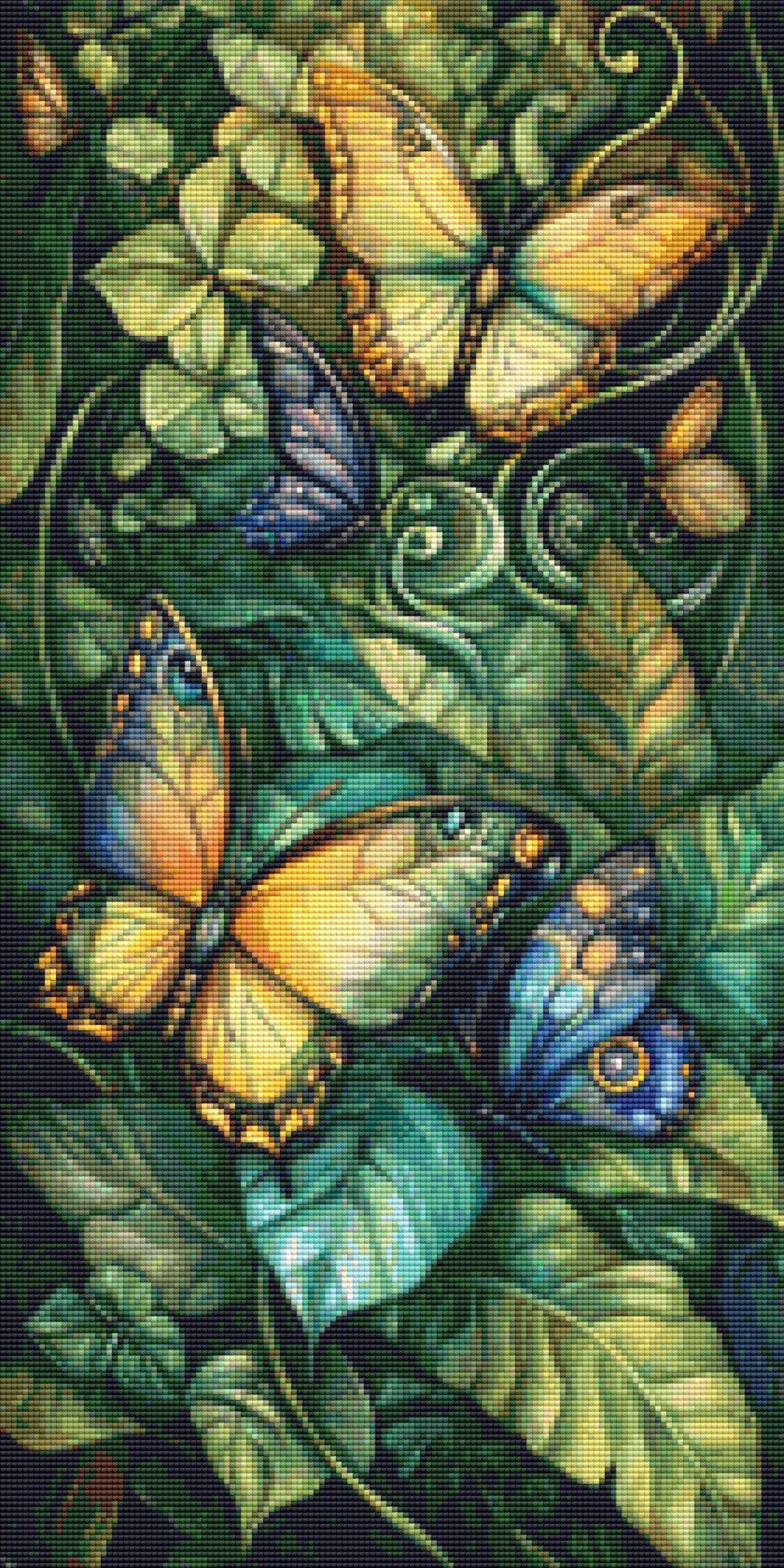 In the Jungle - Butterflies 3 Cross Stitch Pattern PDF Download ...
