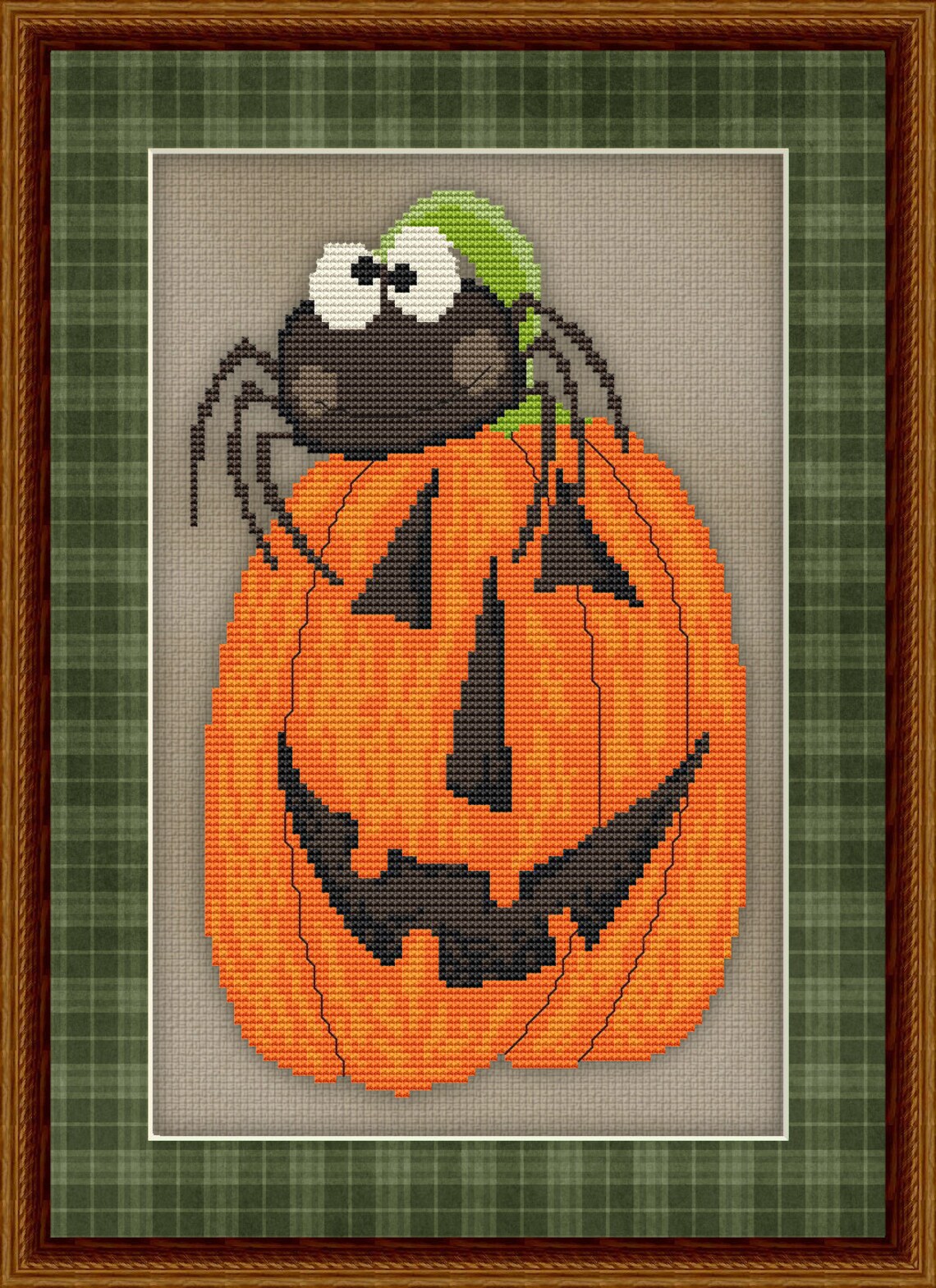 Counted Cross Stitch Pattern Silly Spiders Three Halloween - Etsy