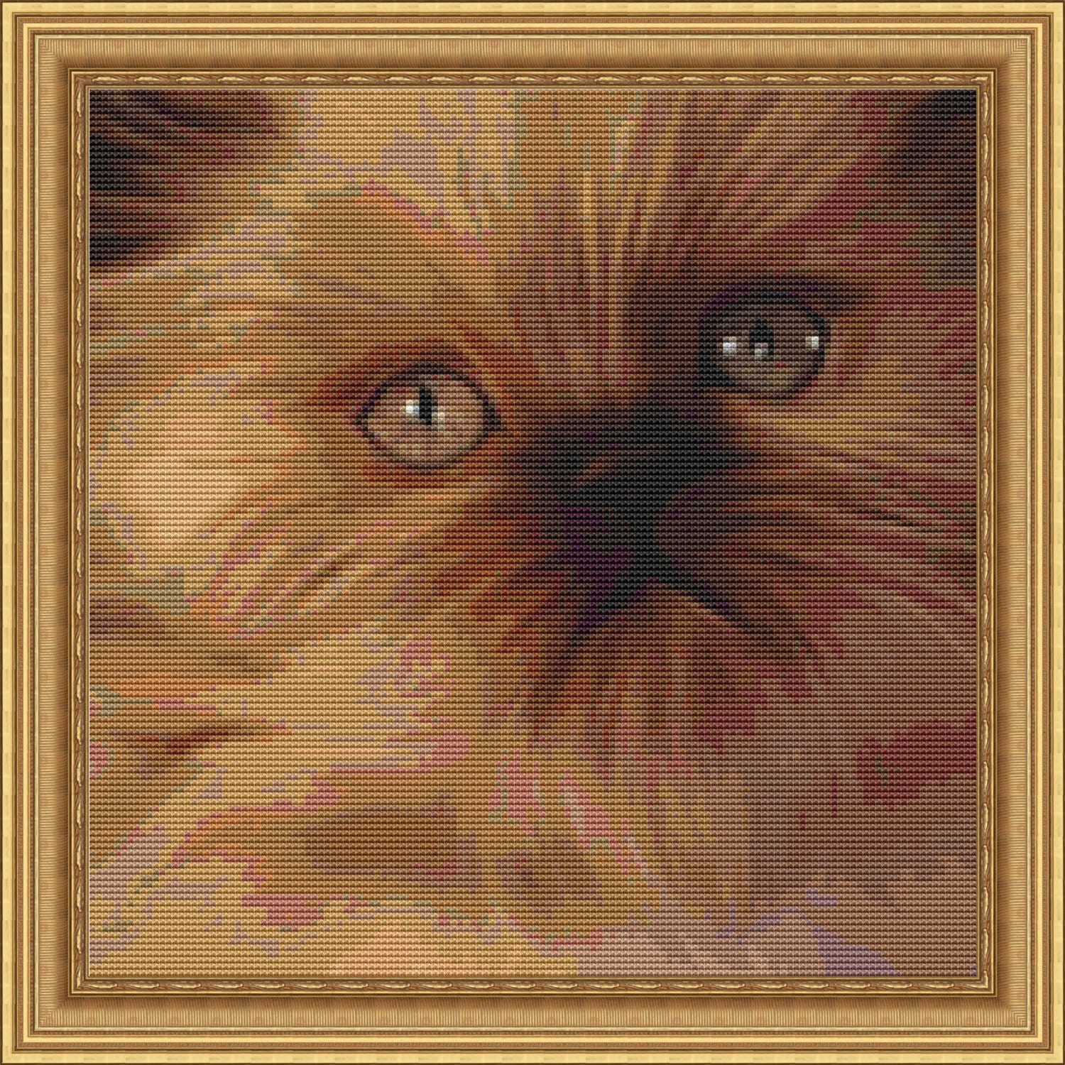 Cat Cross Stitch Pattern Persian Cross Stitch Design Cross Stitch ...