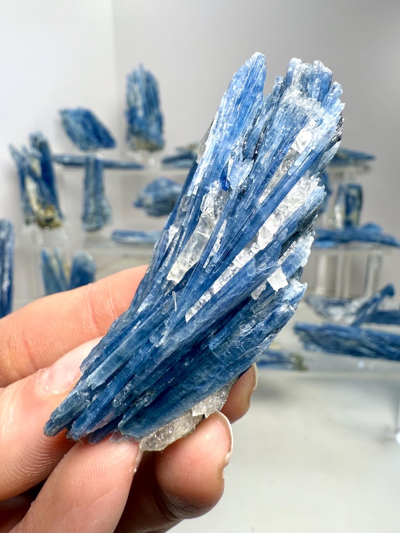 Blue Kyanite Blades, AA and AAA Grade Raw Kyanite Spears, Natural ...