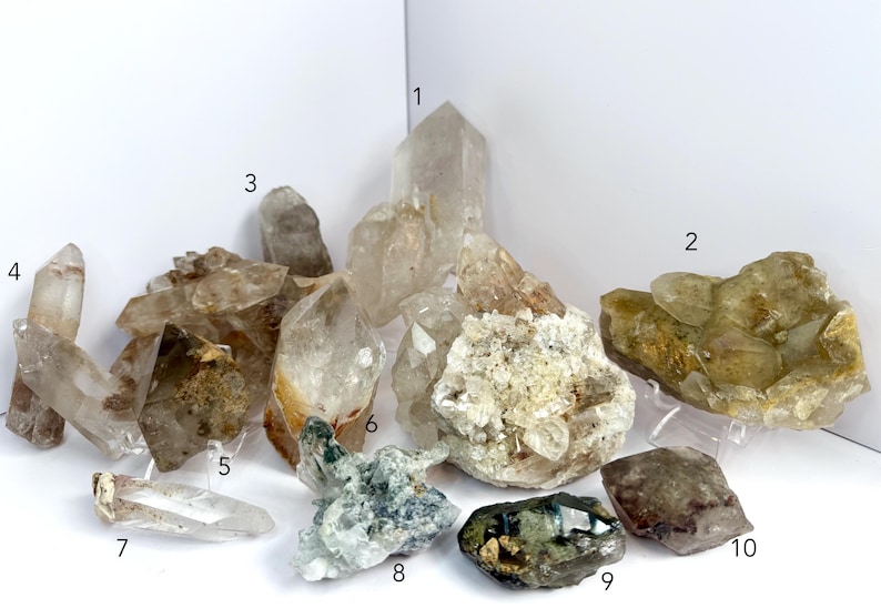 Garden Quartz Collection — Choose Your Piece (lodolite-scenic Quartz ...