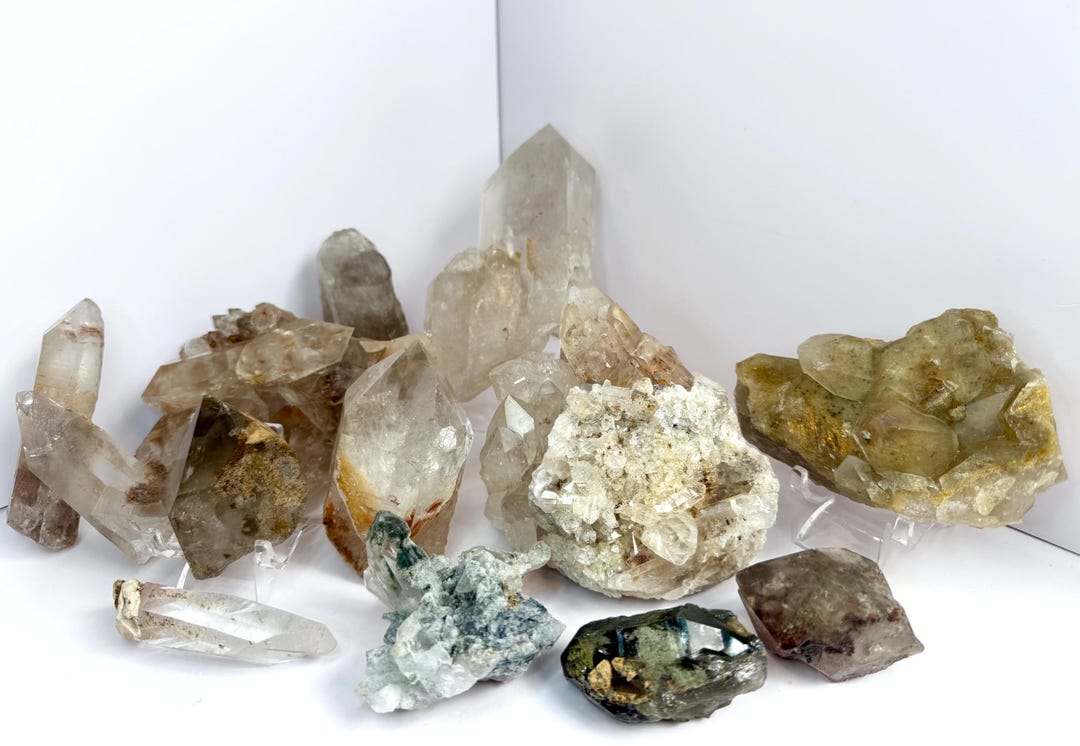 Garden Quartz Collection — Choose Your Piece (lodolite-scenic Quartz ...