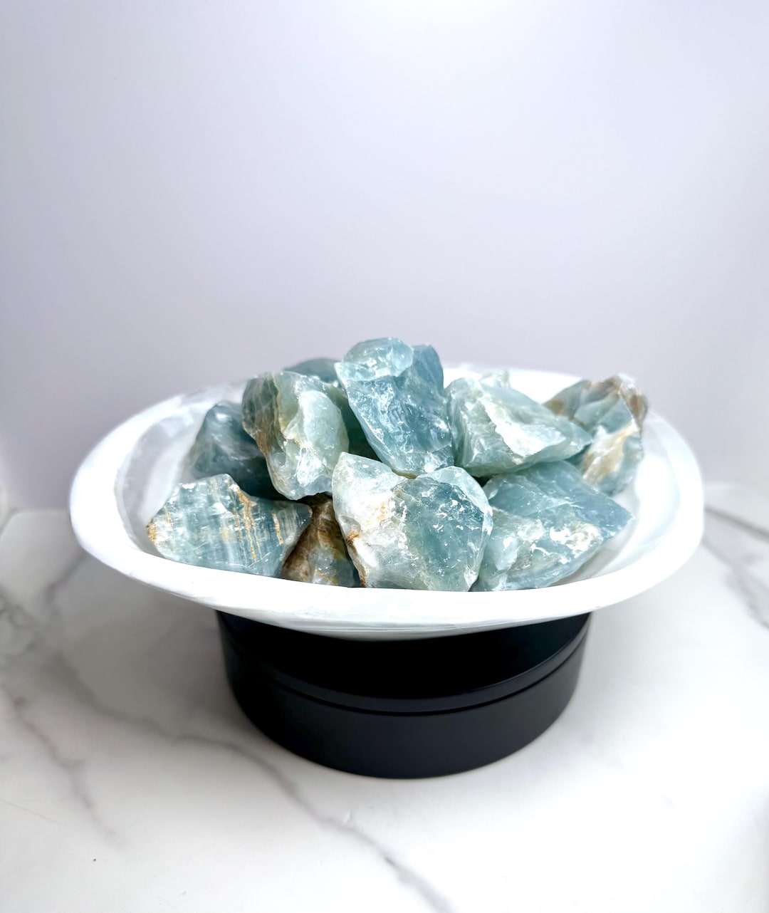 Blue Calcite/onyx Rough Stones, Natural and Raw, Individual Rough ...