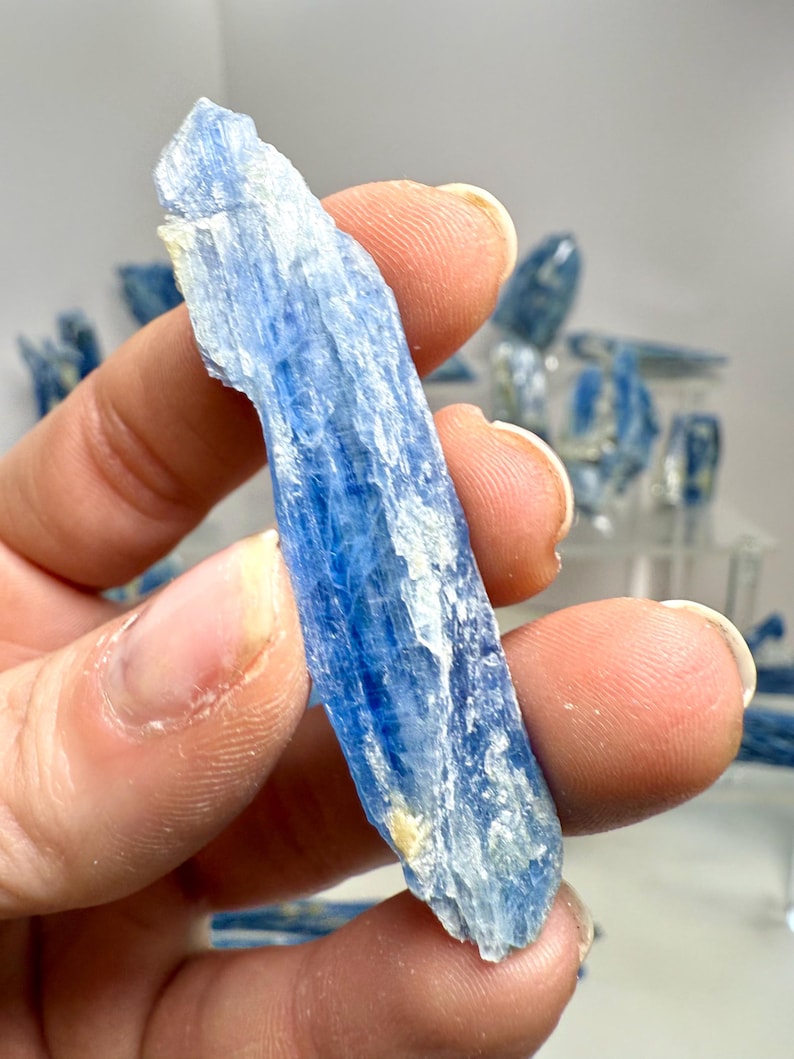 Blue Kyanite Blades, AA and AAA Grade Raw Kyanite Spears, Natural ...