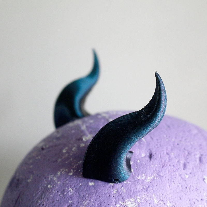 Black Demon Horns Cosplay - Etsy