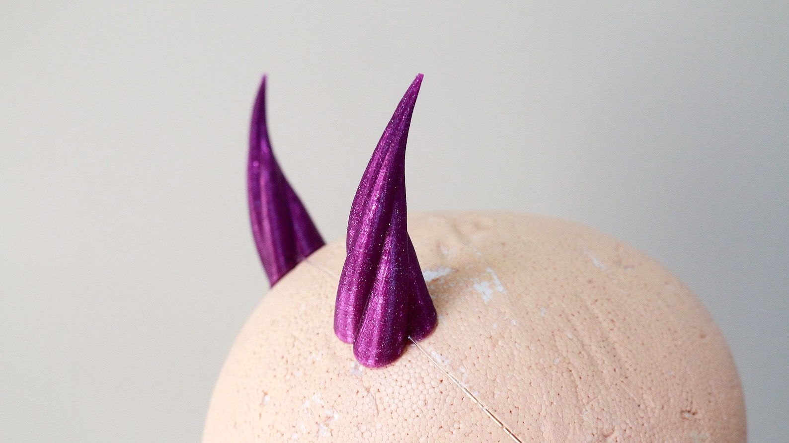 Small Imp 3D Printed Costume Horns multiple Colors Available - Etsy
