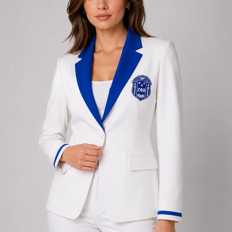Contrast Blazer Women - Etsy