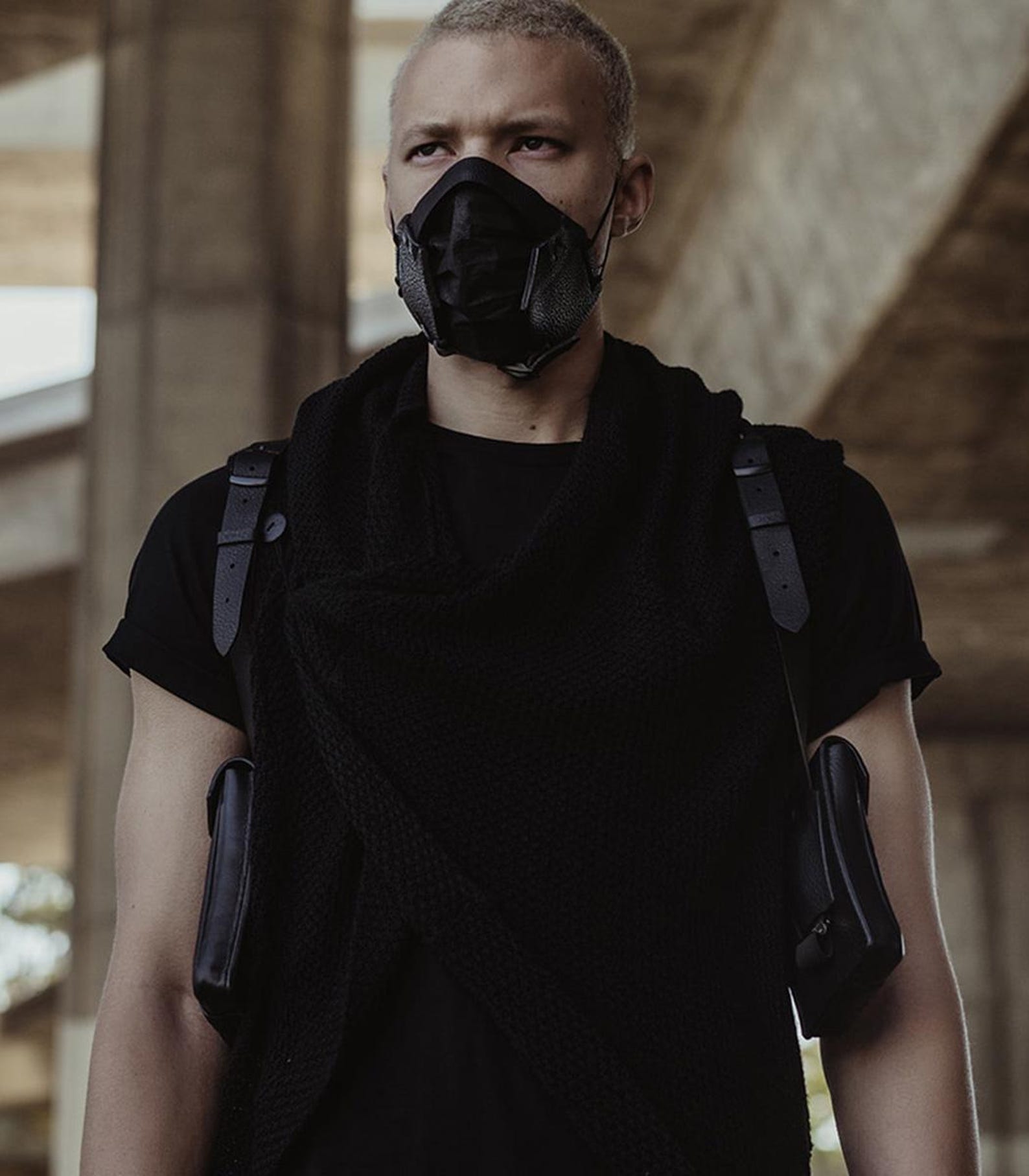 Adjustable Leather Shoulder Strap Holster - Stylish & Functional Bag ...