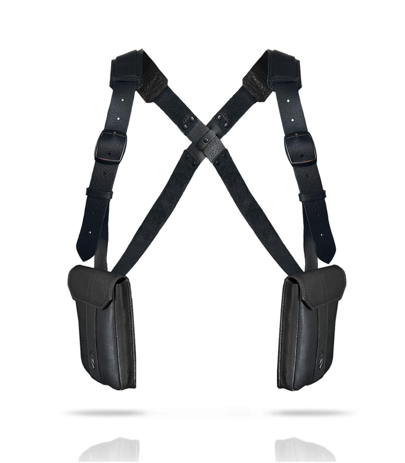 Adjustable Leather Shoulder Strap Holster - Stylish & Functional Bag ...