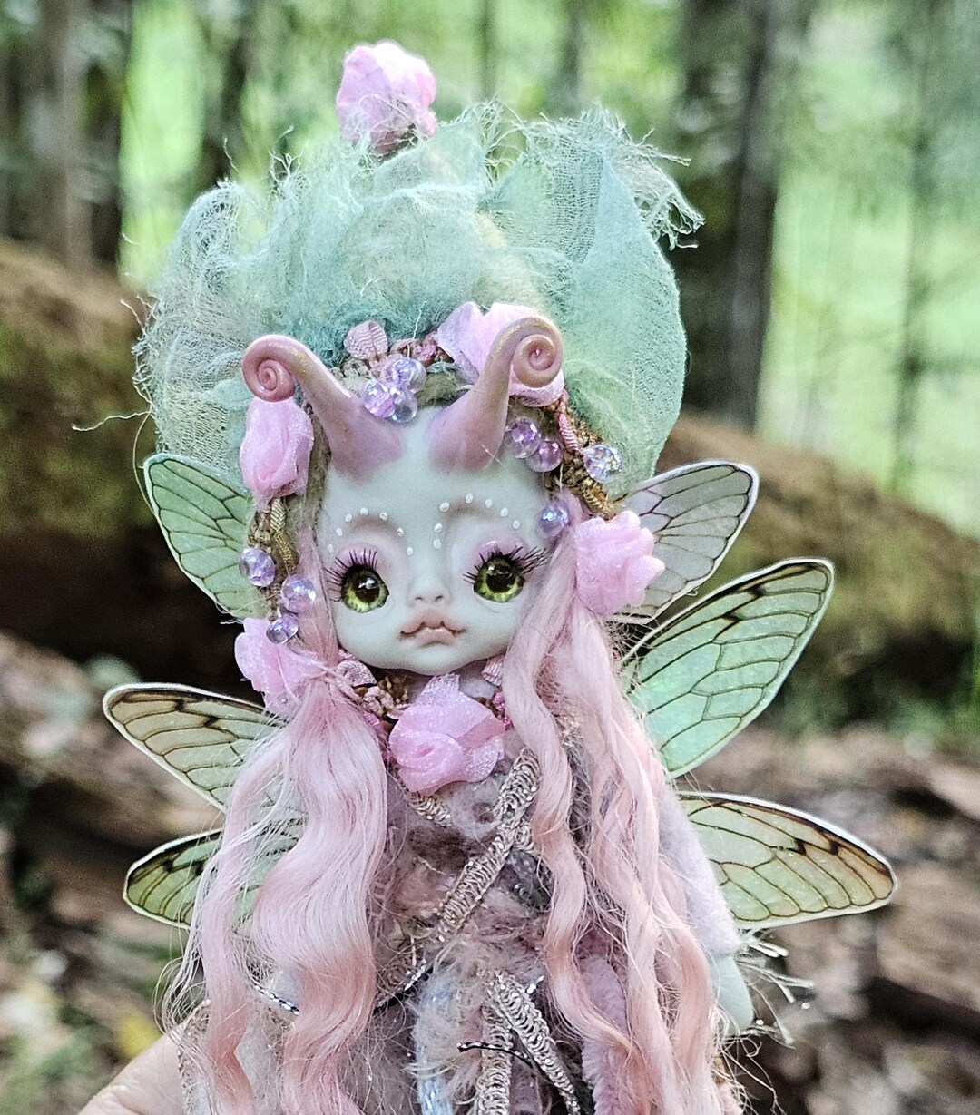 Fairy Bug Posable Pixie Ooak Fae Fairy Fairie Handsculpted With Free ...