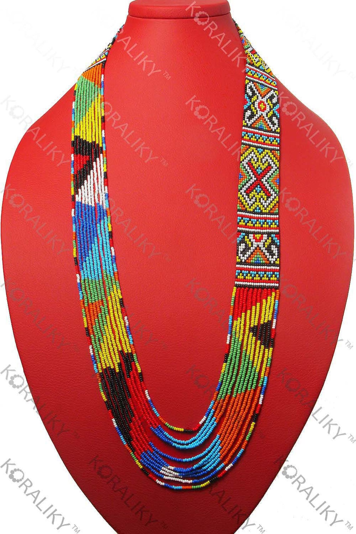 KORALIKY. Handmade Glass Beaded Traditional Rungus Pinakol | Etsy